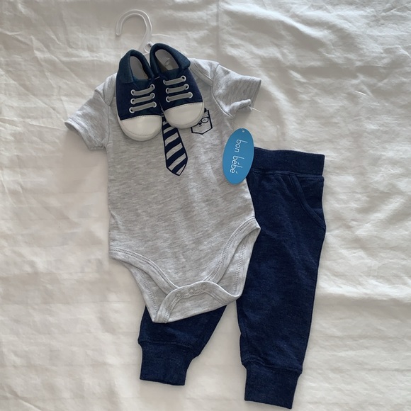 Bon Bebe | One Pieces | Hp Bon Bebe Set With Shoes | Poshmark